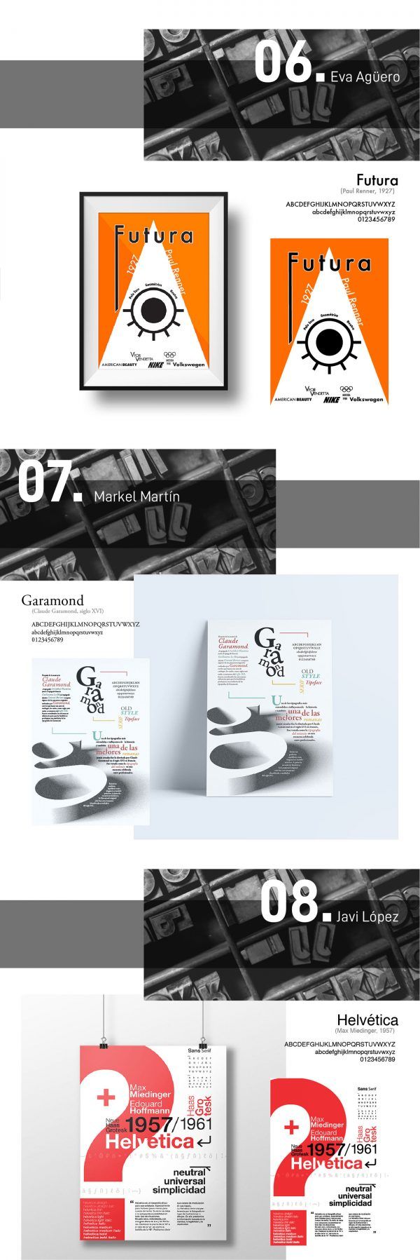 Infografía Tipográfia - Máster profesional en dirección de arte